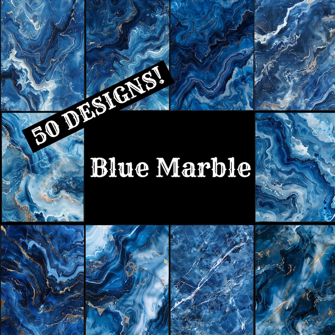 Blue Marble Journal Paper, Blue Marble Printable Paper, Vintage Blue ...