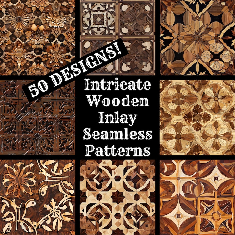 Wood Inlay Patterns - Etsy