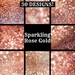 Sparkling Rose Gold Digital Paper: High-resolution Scrapbook (PNG ...