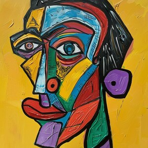 Pablo Picasso Style Inspired Painting Journal Paper, Pablo Picasso ...