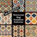 Moroccan Rug Seamless Pattern: 50 PNG Digital Papers (digital Download ...