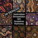 Australian Dreamtime Art Seamless Patterns: 50 PNG Digital Papers ...