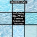 Soft Baby Blue Wave Texture Seamless Digital Paper, Printable Scrapbook ...