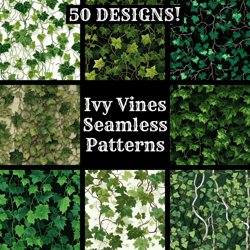 Ivy Stencil - Etsy