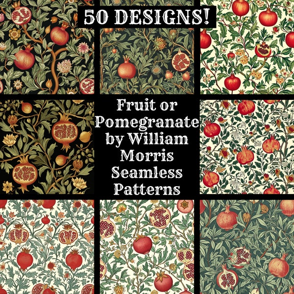 Pomegranate Pattern - Etsy