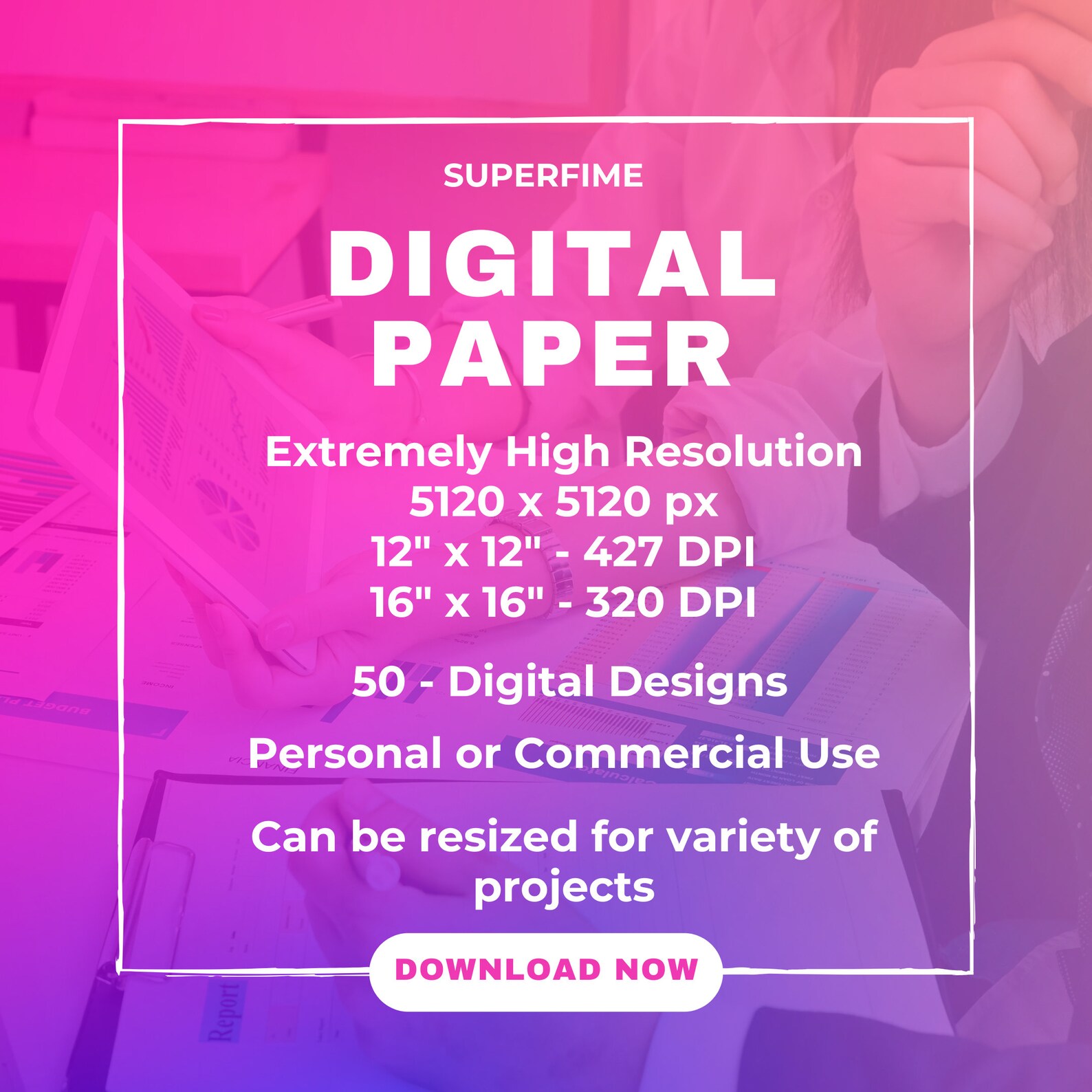 Silver Bling Digital Paper: Vintage Scrapbook Journal (PNG, 427 DPI ...