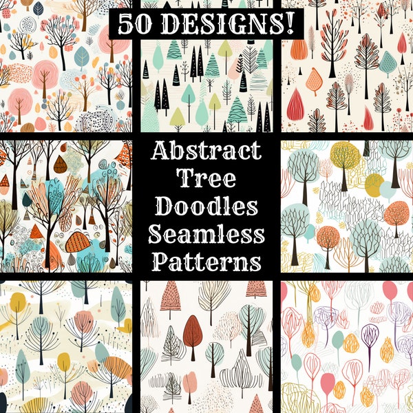 Abstract Trees - Etsy