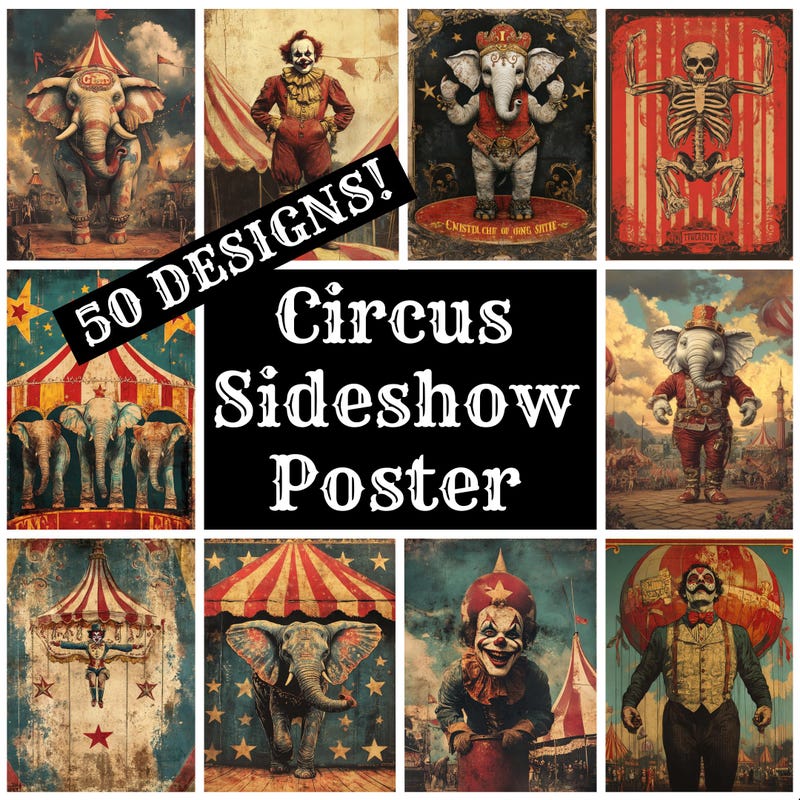 Sideshow Poster - Etsy