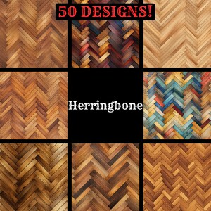 Seamless Herringbone Wood Digital Paper Printable Scrapbook Paper Wood ...