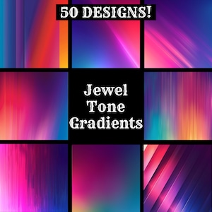 Jewel Tone Gradients Paper, Jewel Tone Gradients Printable Paper ...