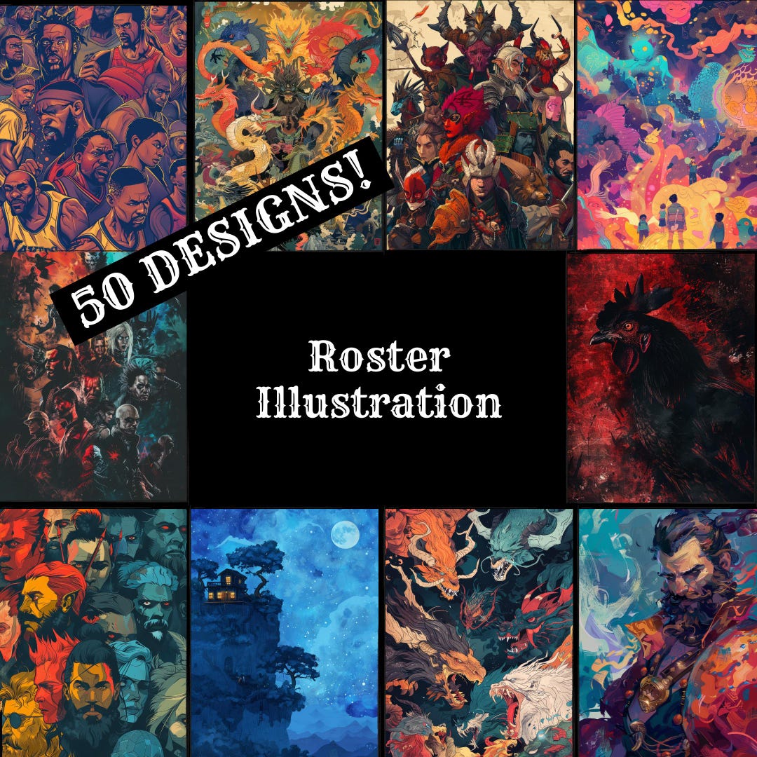 Roster Illustration Journal Paper, Roster Illustration Printable Paper ...