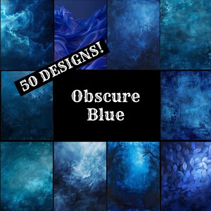 Vintage Obscure Blue Printable Journal Paper Inserts and Scrapbook ...