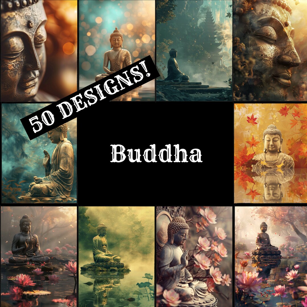 Buddha Journal Paper: Vintage Scrapbook Inserts (digital Download) - Etsy