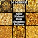 Gold Stained Glass Seamless Patterns: 50 Digital Papers (digital ...