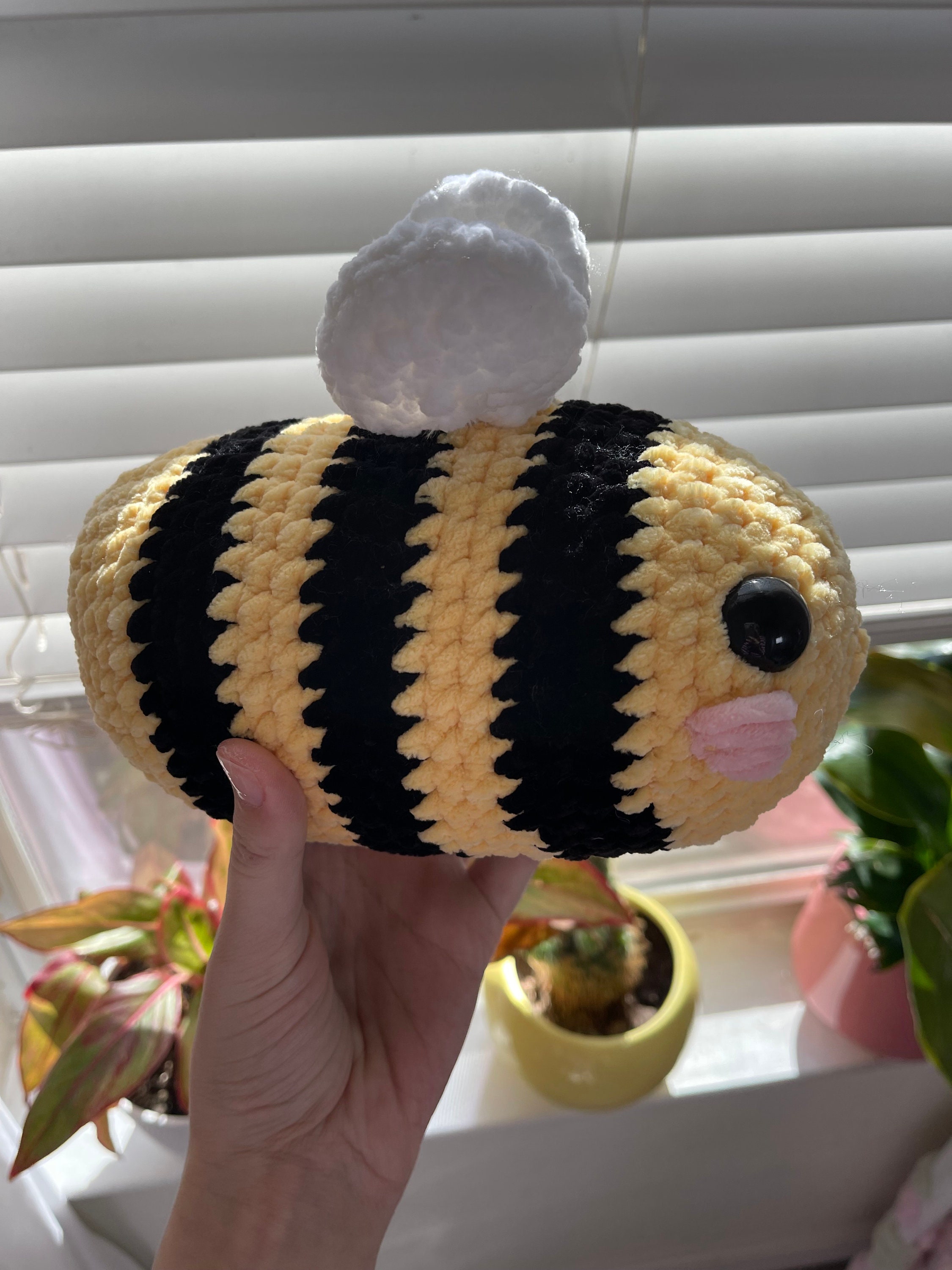 Jumbo Crochet Bee - Etsy
