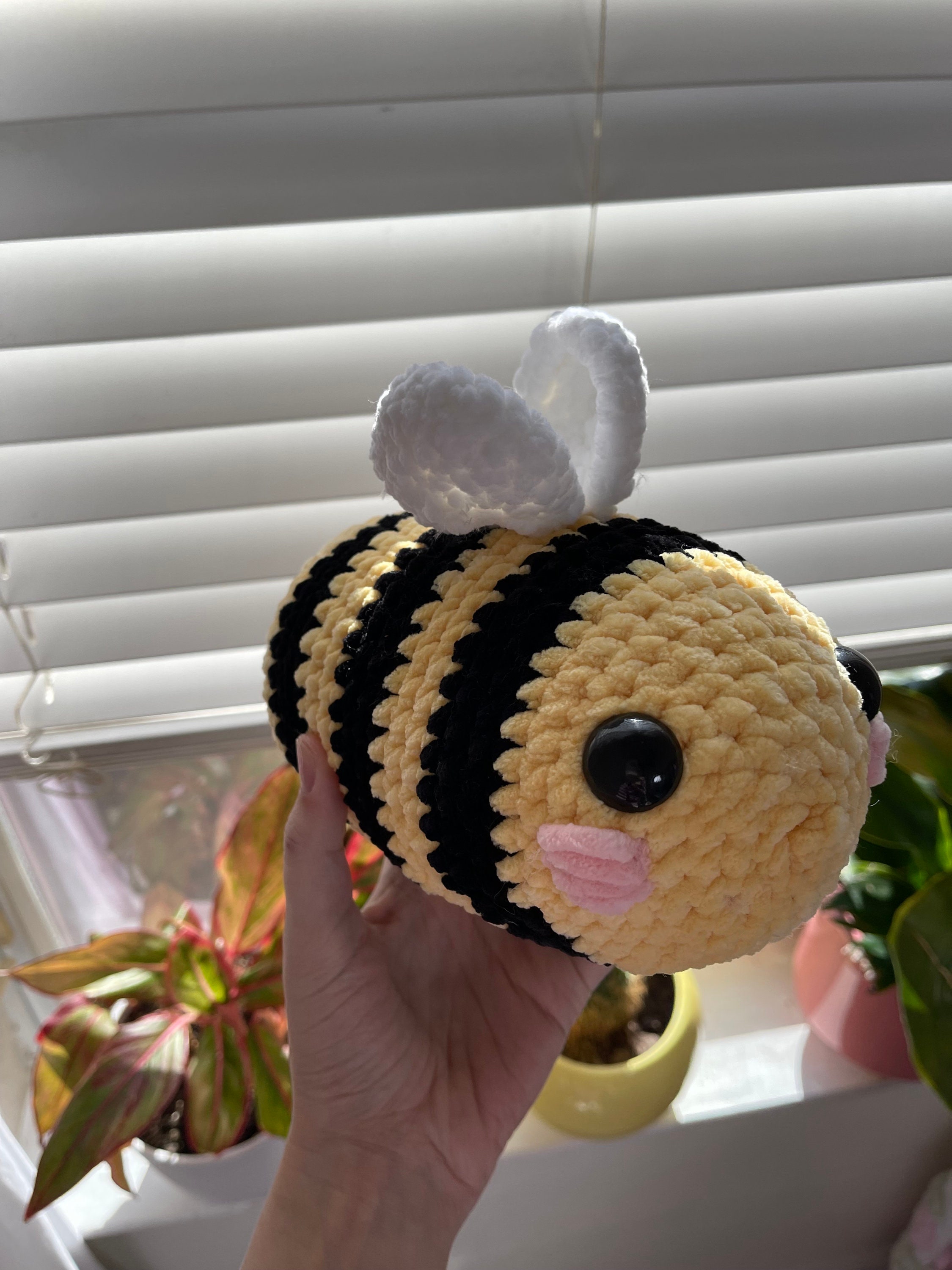 Jumbo Crochet Bee - Etsy
