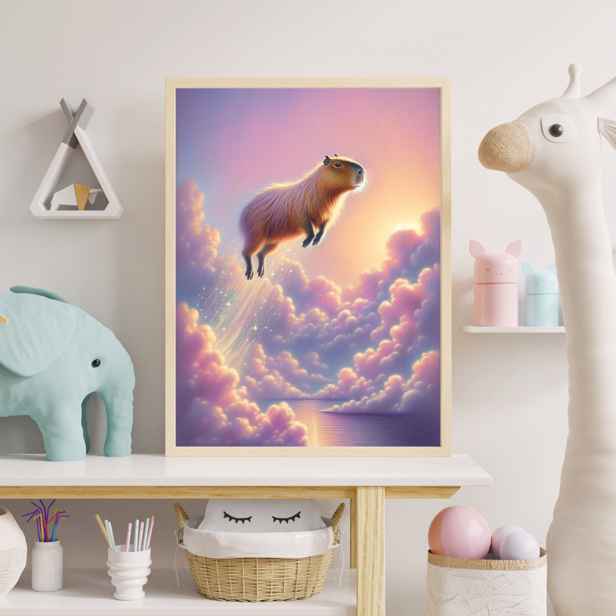 Magic Capybara | Capybara Art, Capybara Art Print, Capybara Print ...