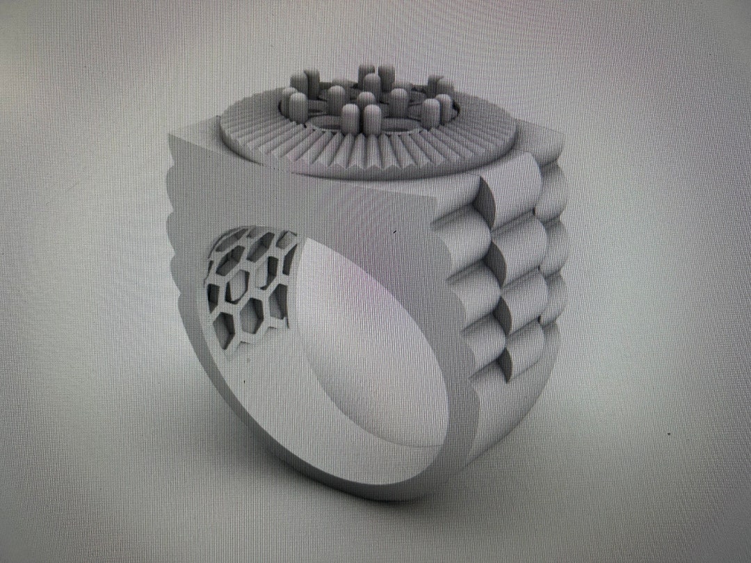 STL File for Rolex Ring Type Ring Cluster 3d Printing File - Etsy