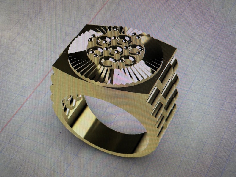 STL File for Rolex Ring Type Ring Cluster 3d Printing File - Etsy