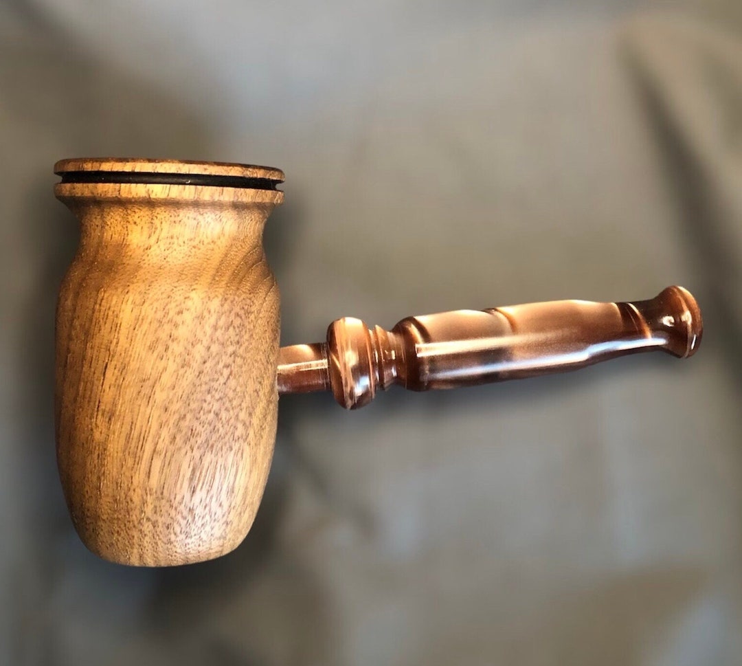 Walnut Wooden Pipe - Etsy