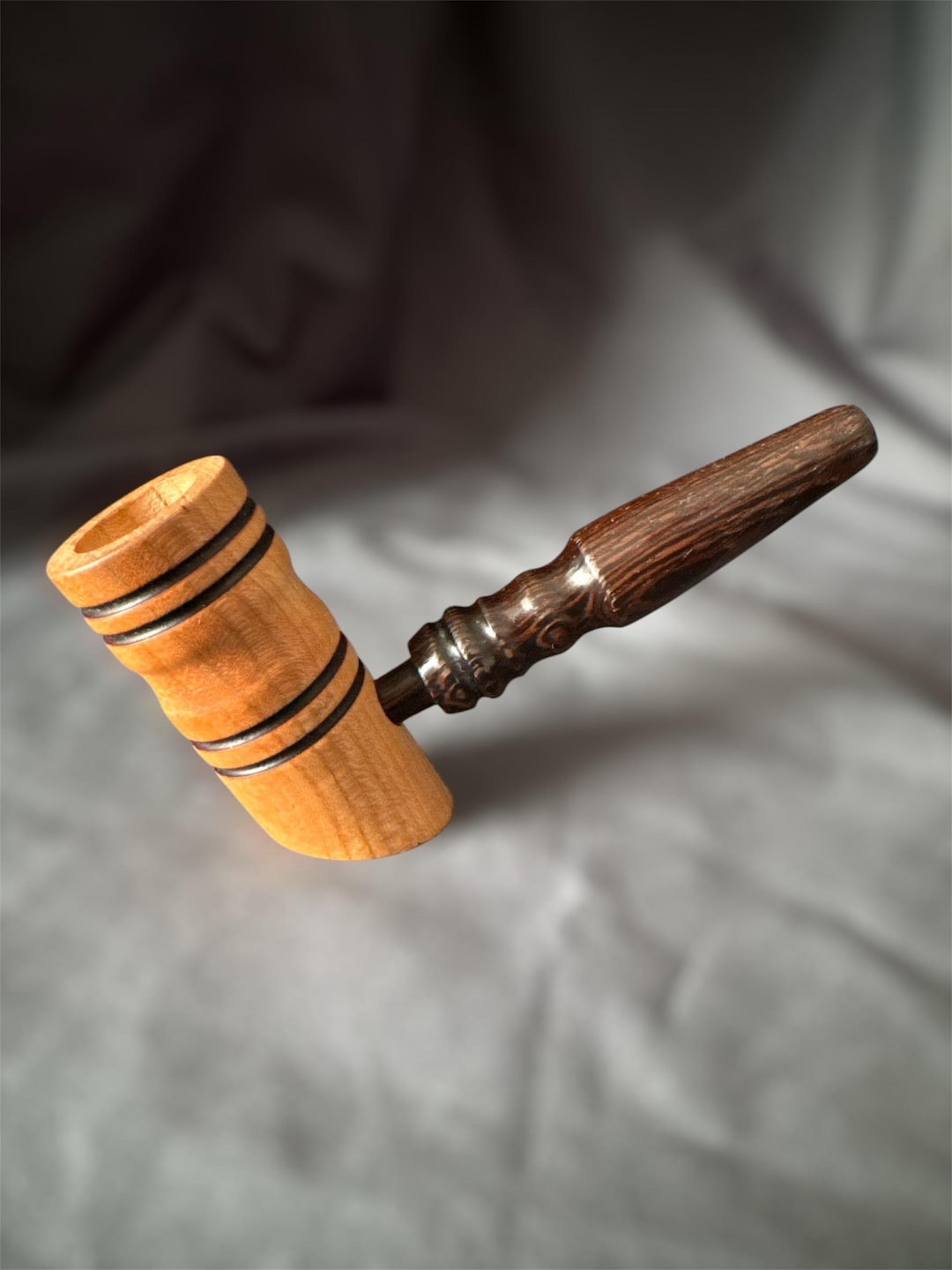 Cherry Wood Pipe With Wenge Stem - Etsy