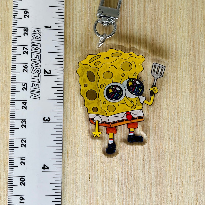Spongebob Keychain - Etsy