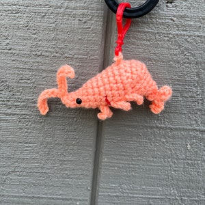 LGBTQ+ Shrimp Pride Amigurumi Crochet Keychains - Etsy