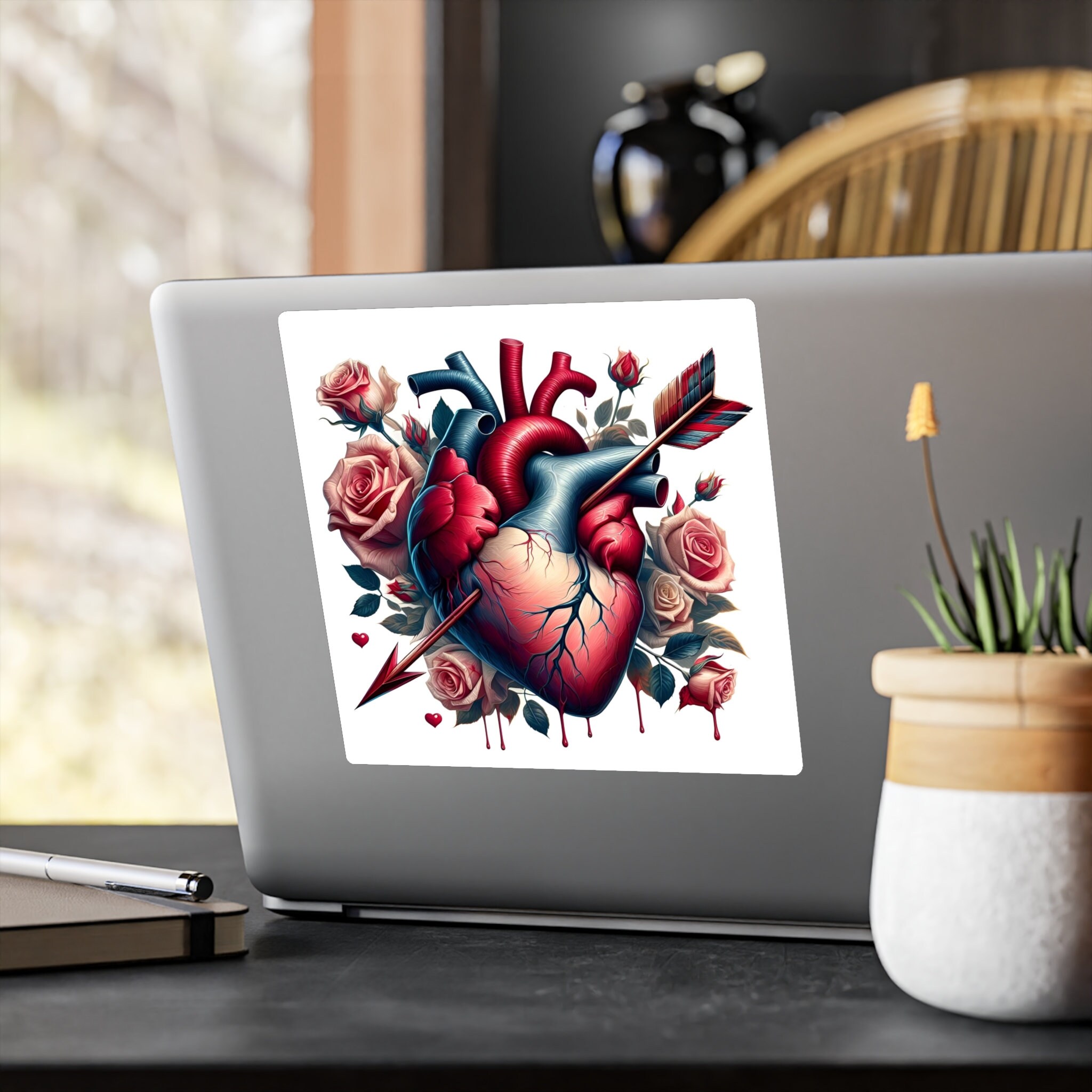 Bleeding Heart Anatomical Heart Anatomy Heart Bleeding Roses Arrows ...