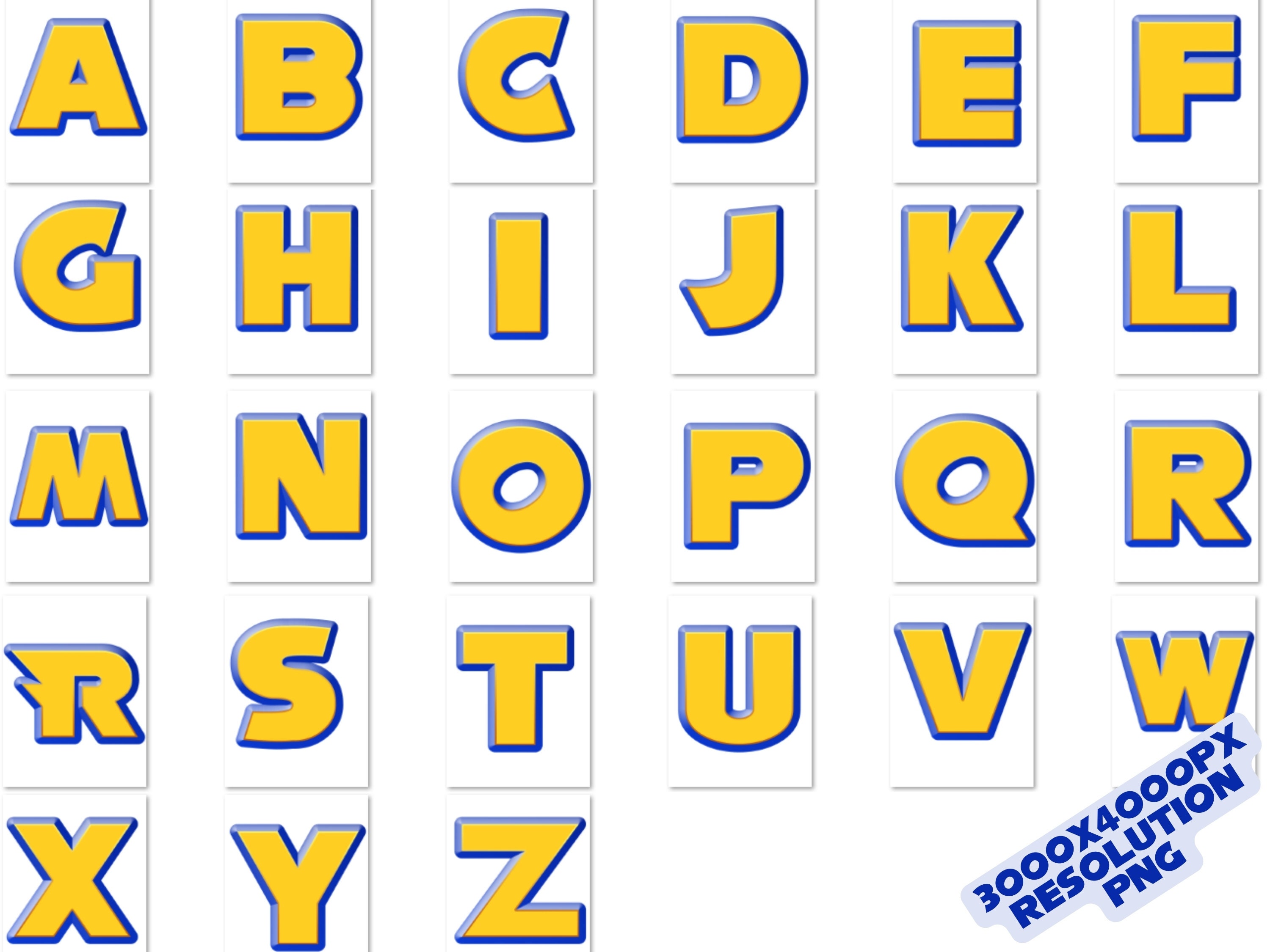 Sonic the Hedgehog PNG Alphabet Letters Cliparts Bundle, Sonic ...