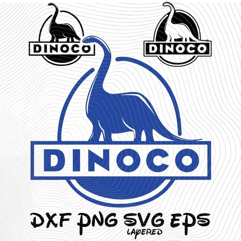 Dinoco Logo - Etsy