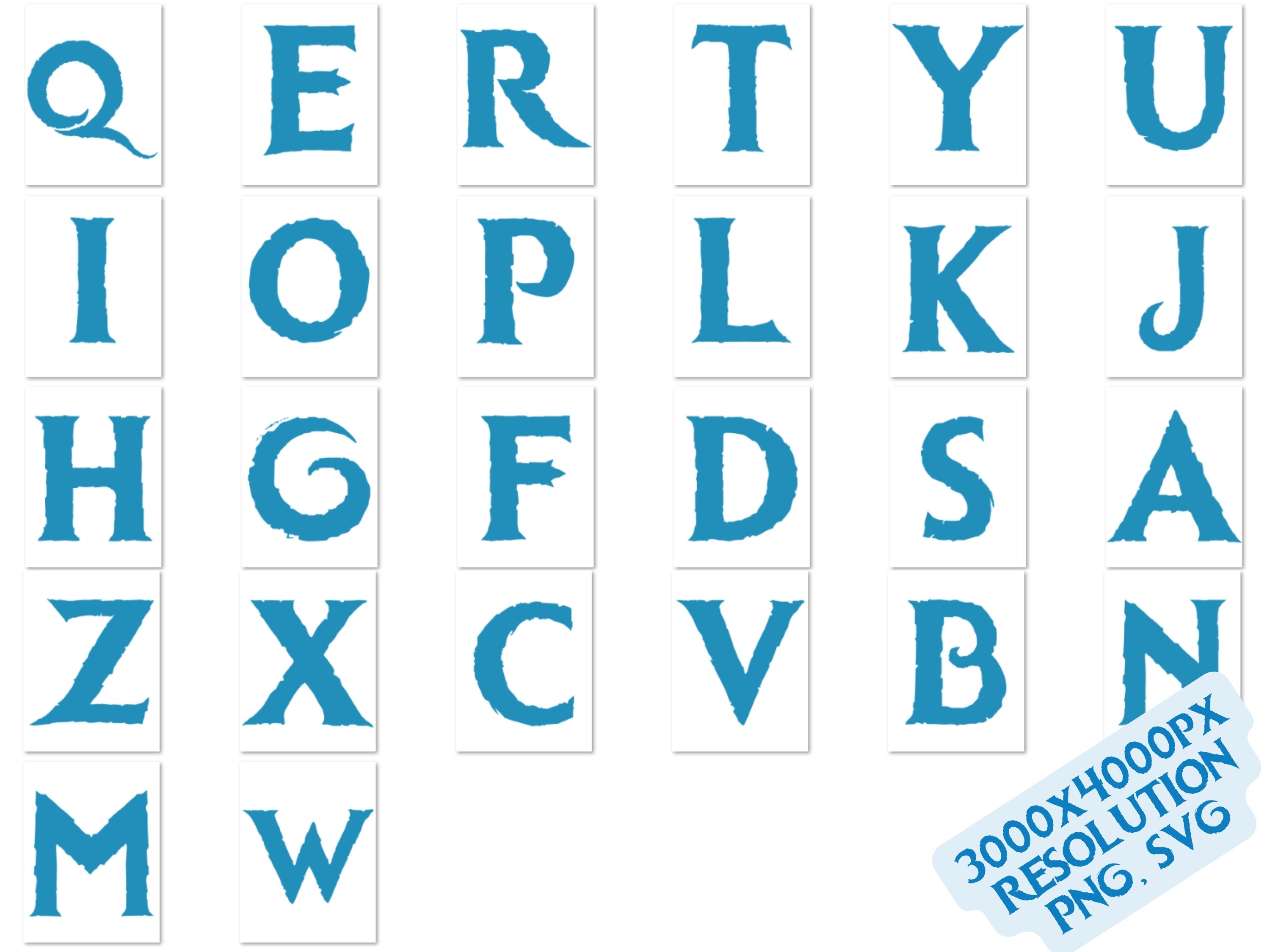 Frozen Alphabet PNG Svg Cliparts Bundle, Frozen Sublimation Cliaprts ...