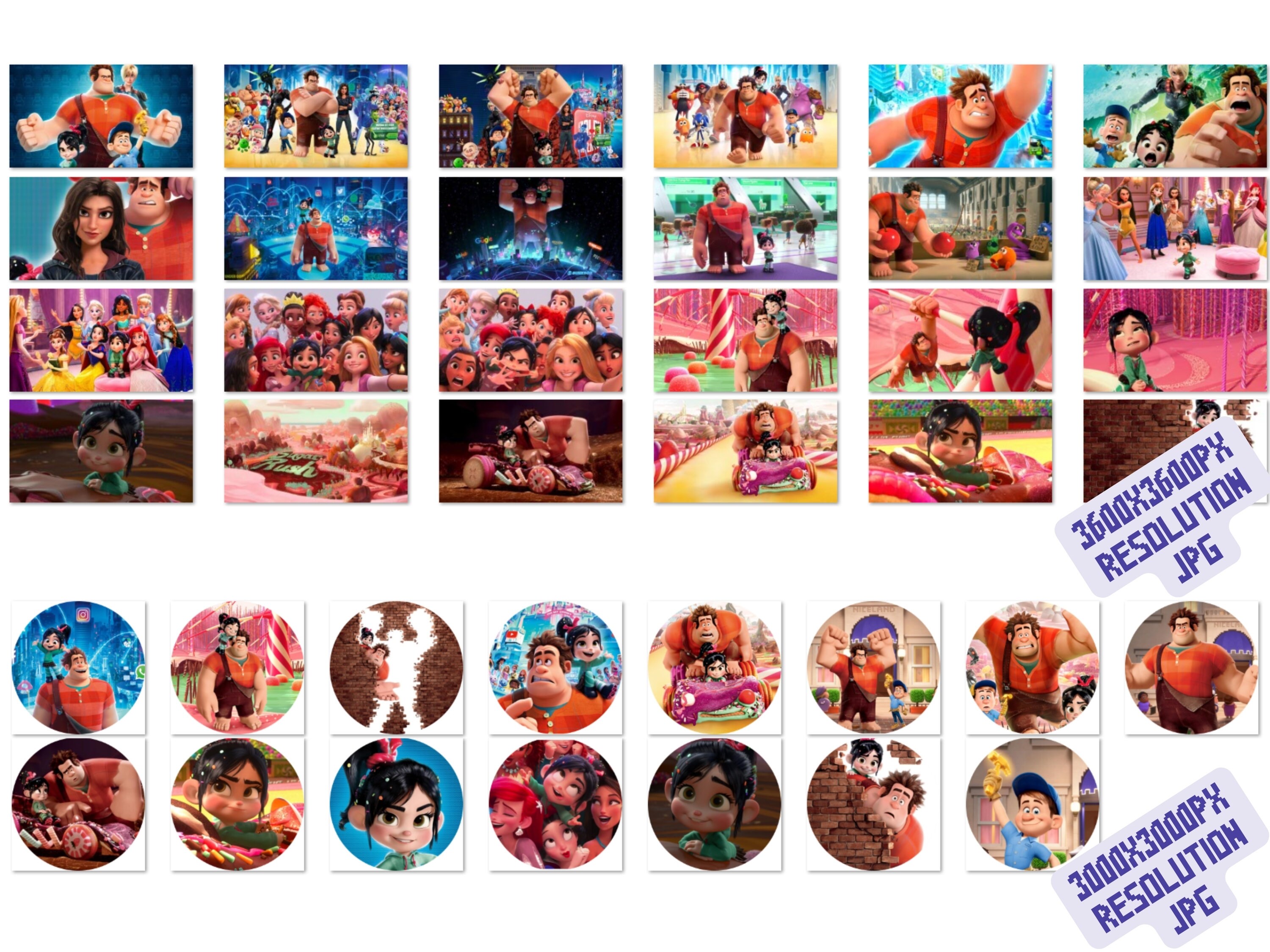 Wreck-it Ralph Cliparts MEGA Bundle, Wreck-it Ralph Sublimation Bundle ...