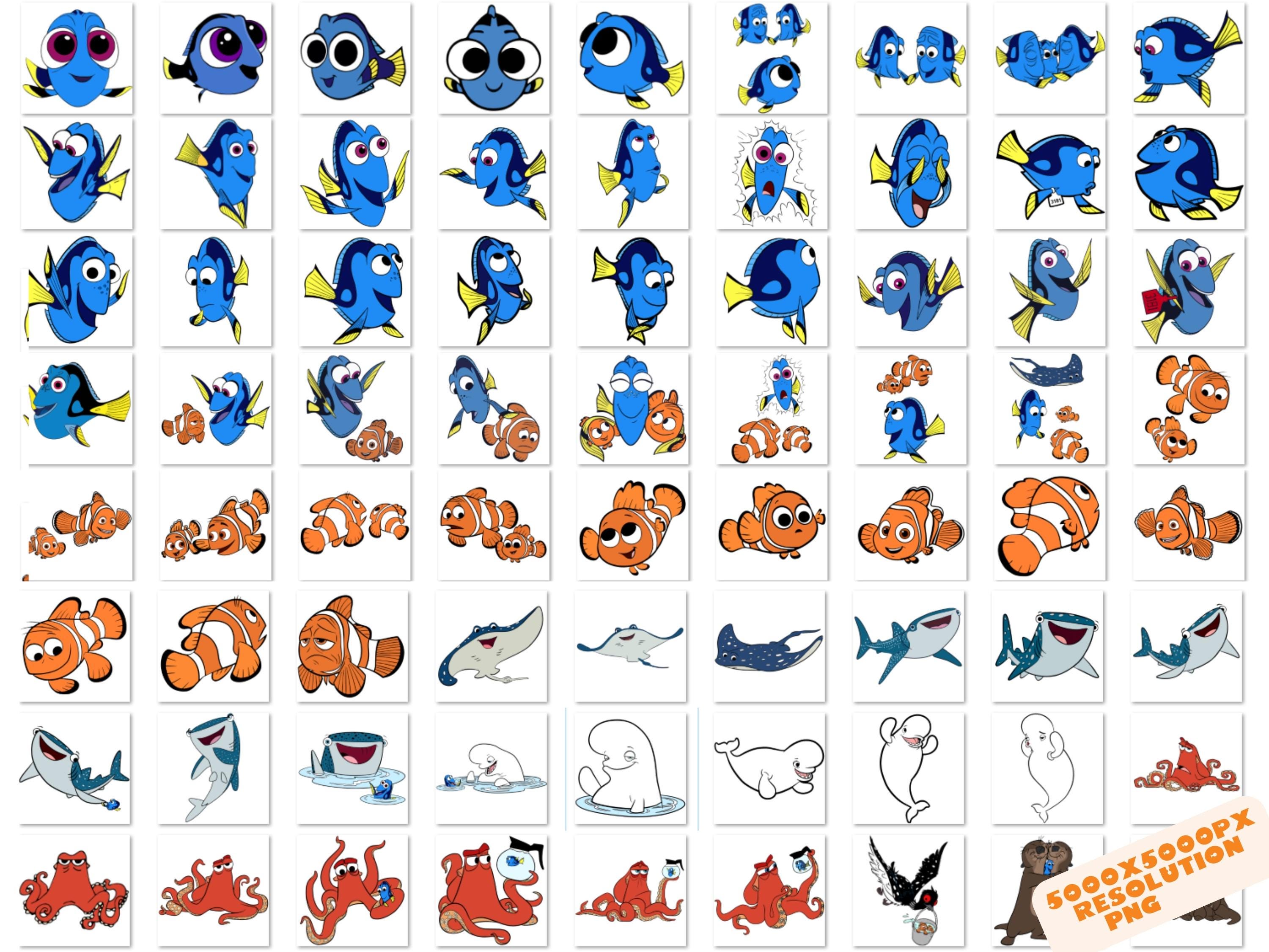 Finding Nemo | Finding Dory PNG Cliparts Bundle, Finding Nemo ...