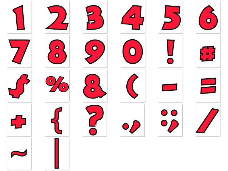 Mickey Mouse Alphabet Font SVG Mickey Mouse PNG Cartoon - Etsy