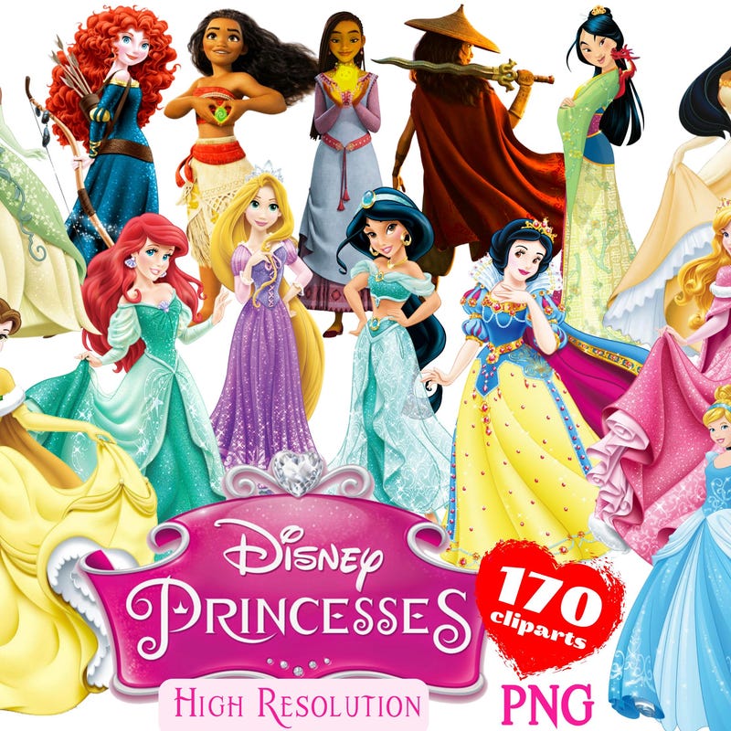 Princess Clip Art - Etsy