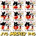 Mickey Mouse Birthday Digits SVG Bundle, Mickey Mouse Numbers PNG ...