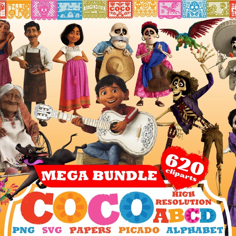 Coco Clipart - Etsy