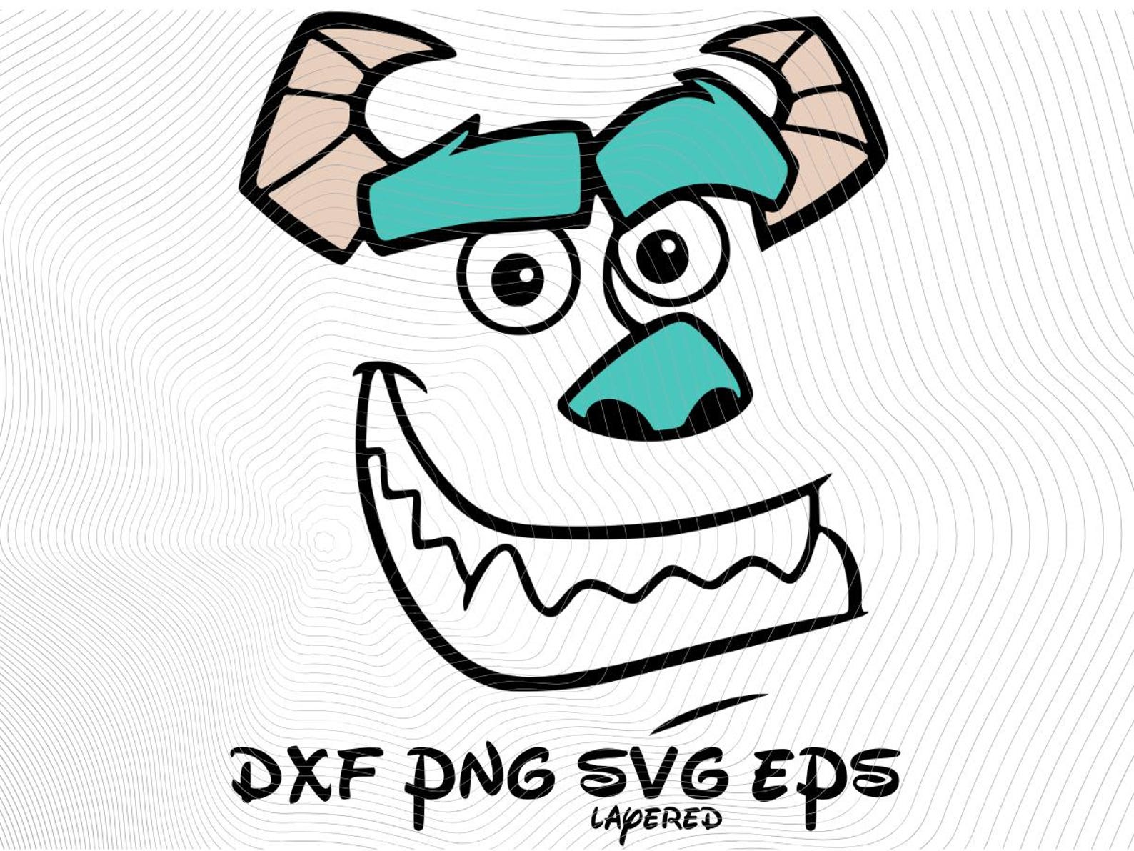 Sulley Face Halloween Sublimation Cliparts, Happy Halloween James P ...