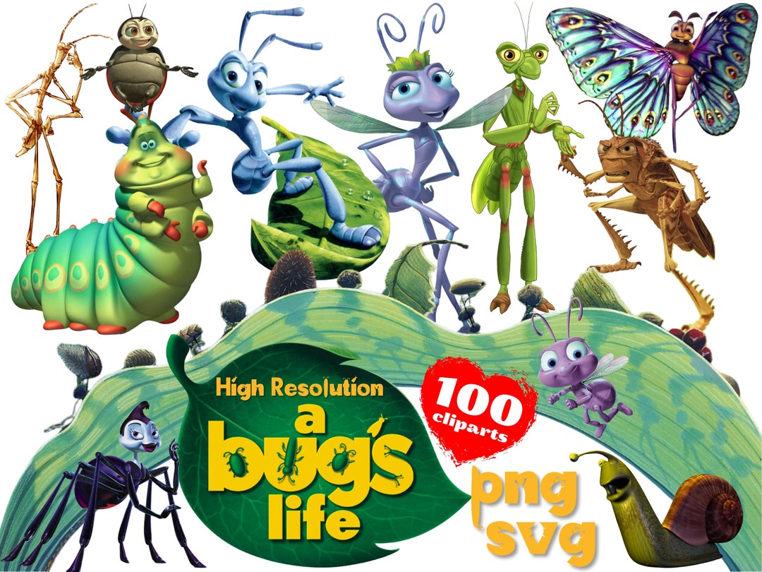 A Bug's Life PNG Svg Cliparts Bundle, A Bug's Life SVG Cartoon ...