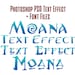 Moana Logo Text Effect PSD, Moana Text Effect, Moana Font Original ...