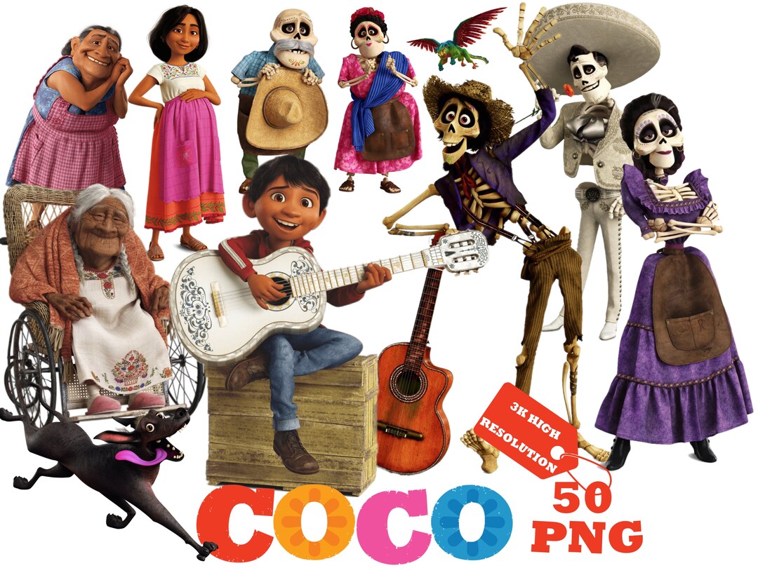 Coco PNG Cliparts Bundle Coco Sublimation Bundle Coco - Etsy