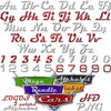 Cars Original Alphabet Font PNG, Cars PNG Cartoon Cliparts, Cars Red ...