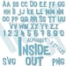 Inside Out Alphabet Font Letters Cliparts Bundle, Inside Out ...