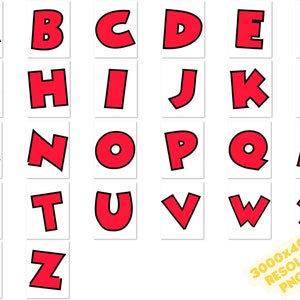 Mickey Mouse Alphabet Font SVG, Mickey Mouse PNG Cartoon Cliparts for ...