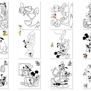 Mickey Mouse & Friends Back to School Coloring Book, Mickey Mouse ...
