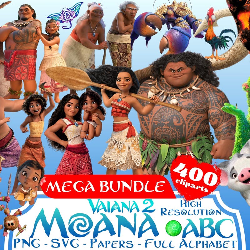 Moana Backdrop - Etsy