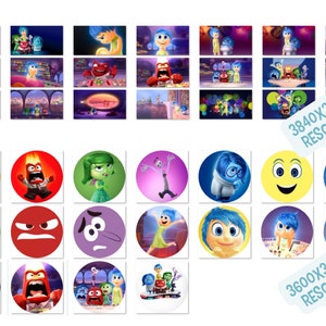 Inside Out PNG Cliparts Mega Bundle, Inside Out Sublimation Bundle ...