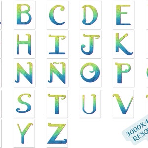 Encanto Alpjabet Letters PNG Cliparts Collection, Encanto PNG ...