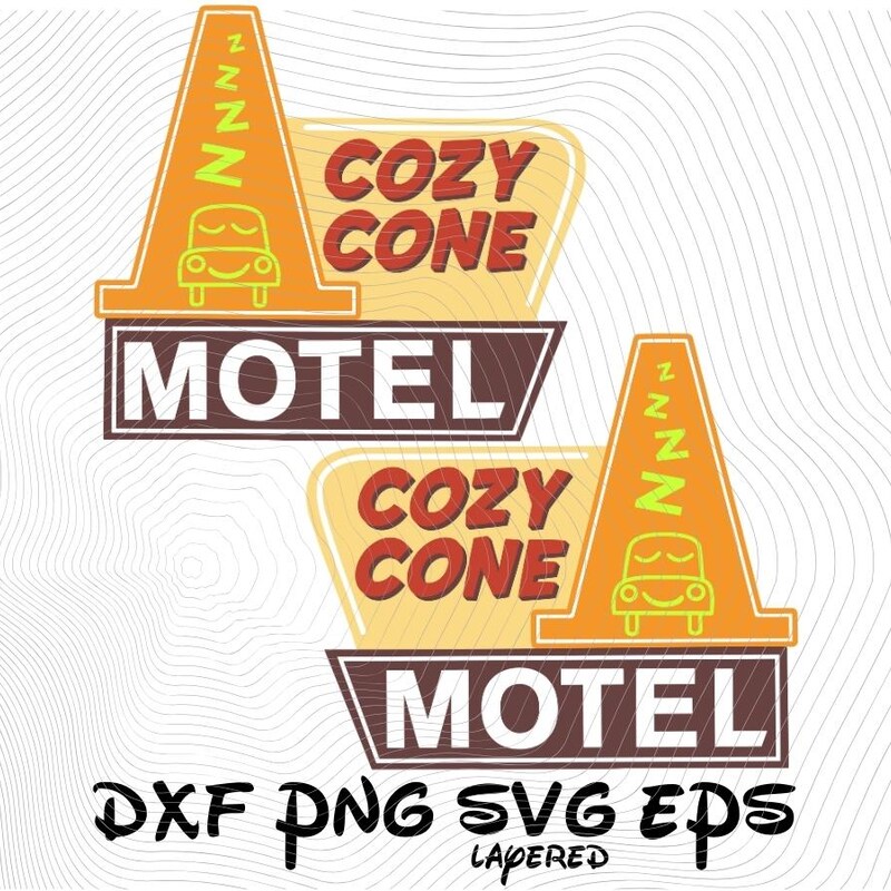 Cozy Motel Cone Svg - Etsy