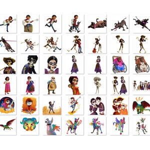 Coco PNG Cliparts Bundle, Coco Sublimation Bundle, Coco Cartoon Movie ...